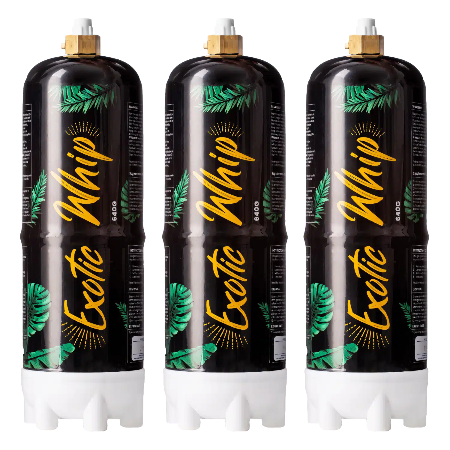 Cargador de Crema Exotic Original 670gram - Paquete con 3 - Exotic Whip